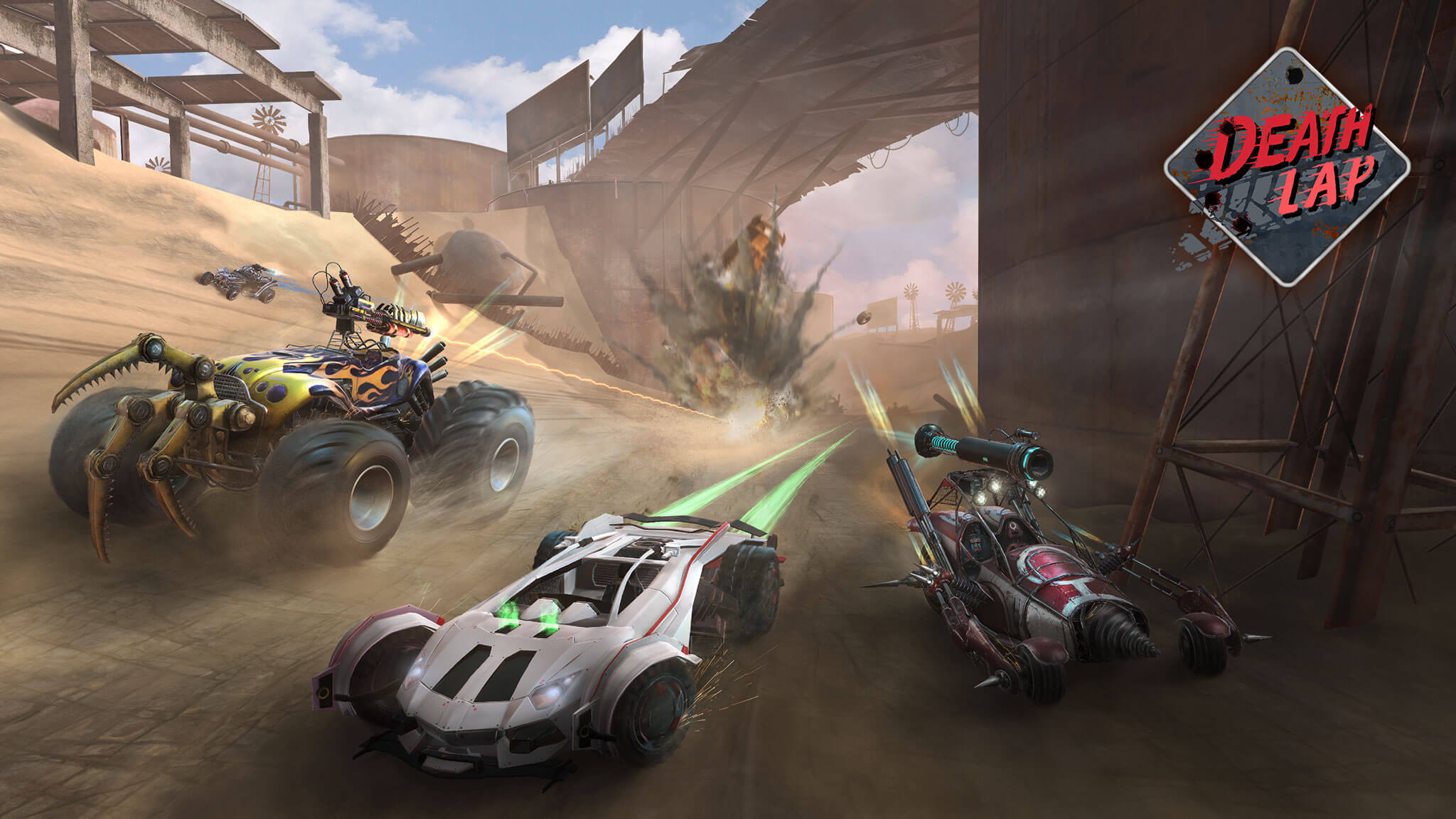 Death Lap | VR Car Combat Racing Game | Oculus Quest | OZWE Games